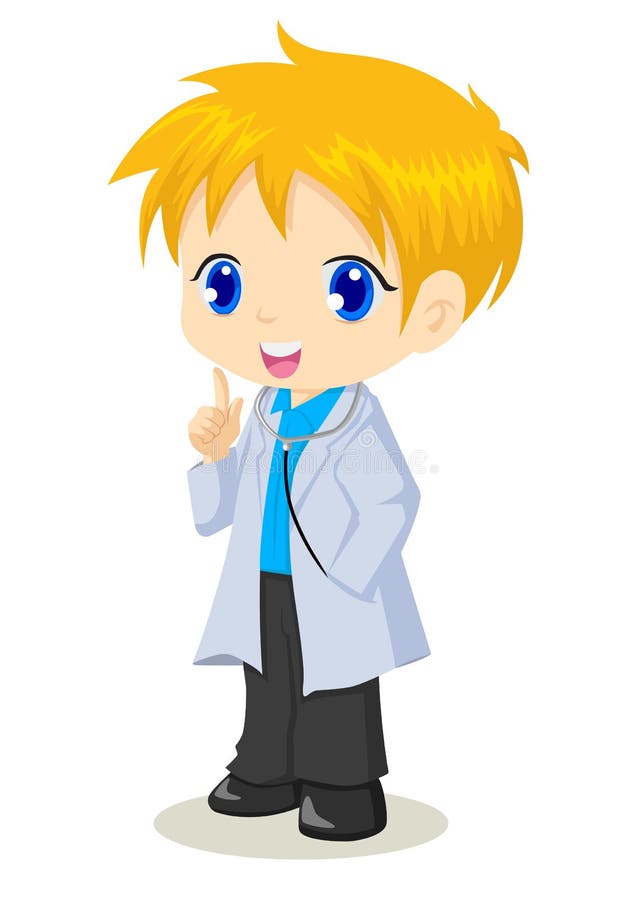 Kid doctor stock vector. Illustration of occupation, medical - 24823766