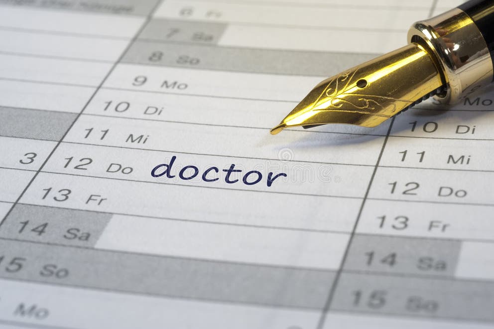 Doctor date stock photo. Image of month, appointment - 16054318