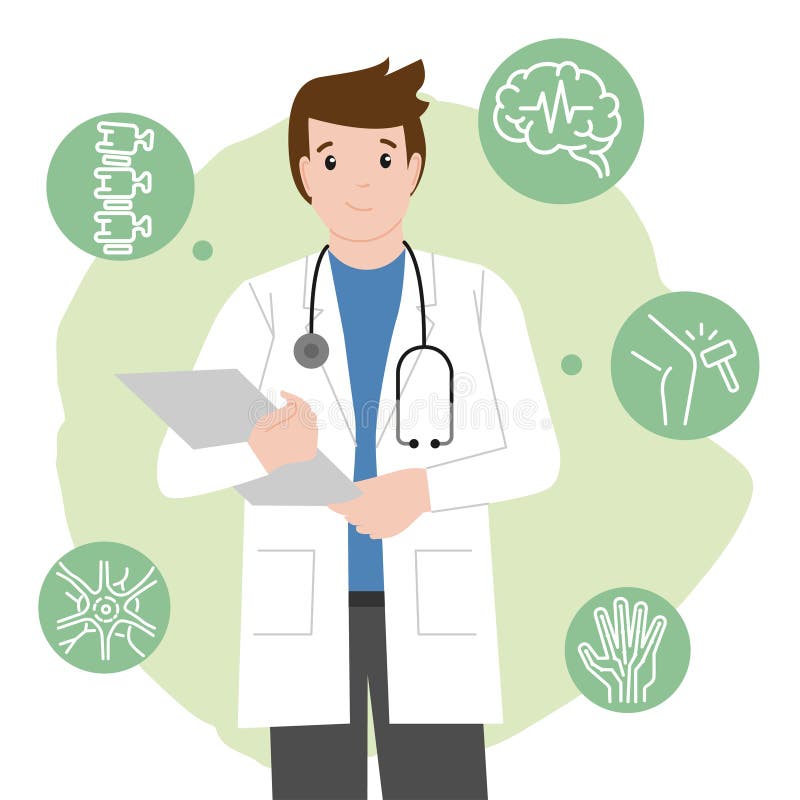 Neurologist. International Doctor`s Day Stock Vector - Illustration of ...