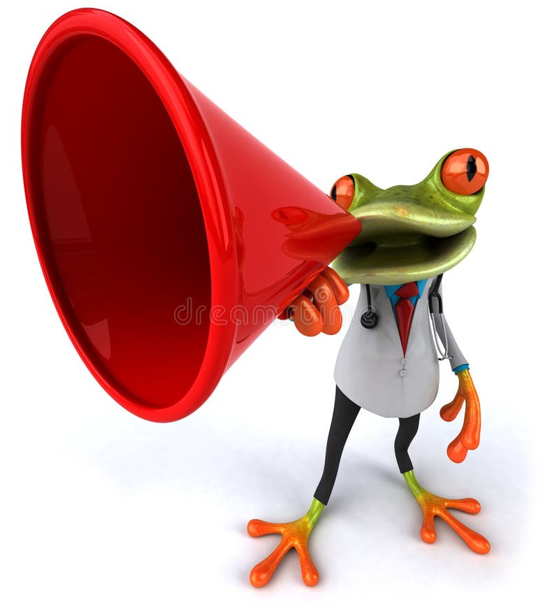 Doctor de la rana stock de ilustración. Ilustración de medicina - 22613511