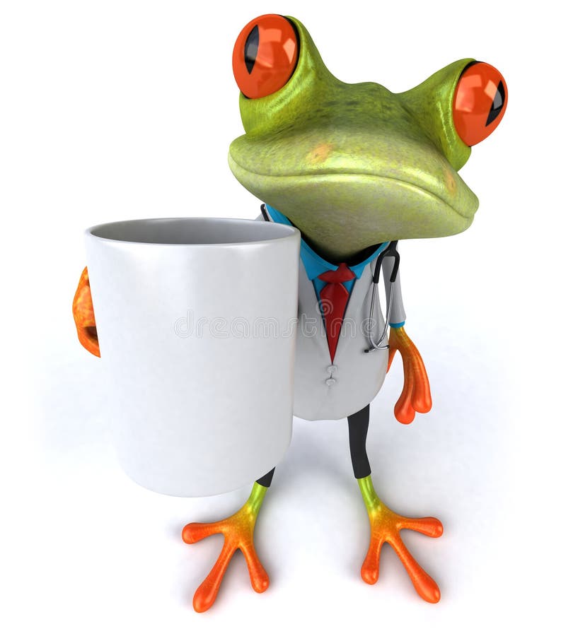 Doctor de la rana stock de ilustración. Ilustración de primer - 22677240