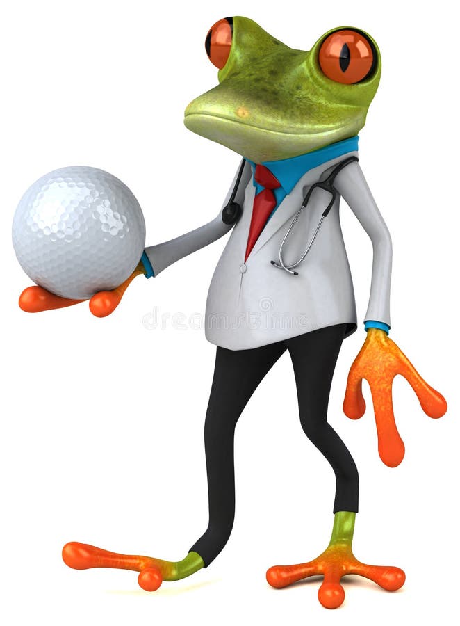 Doctor de la rana stock de ilustración. Ilustración de aqua - 21461037
