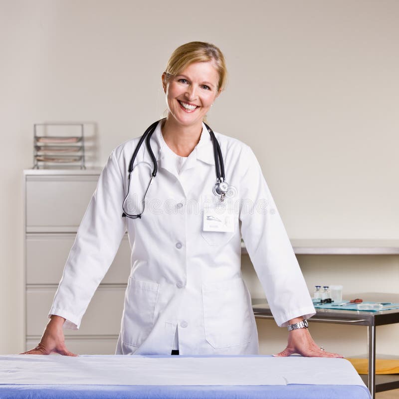 Doctor in doctor office stock photo. Image of person - 17050074