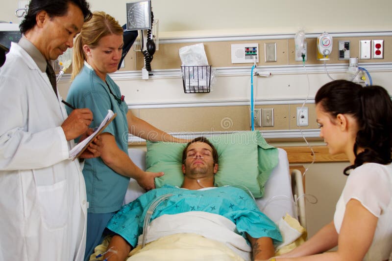 Doctor Doing Assessment on Patient Stock Image - Image of assessment ...