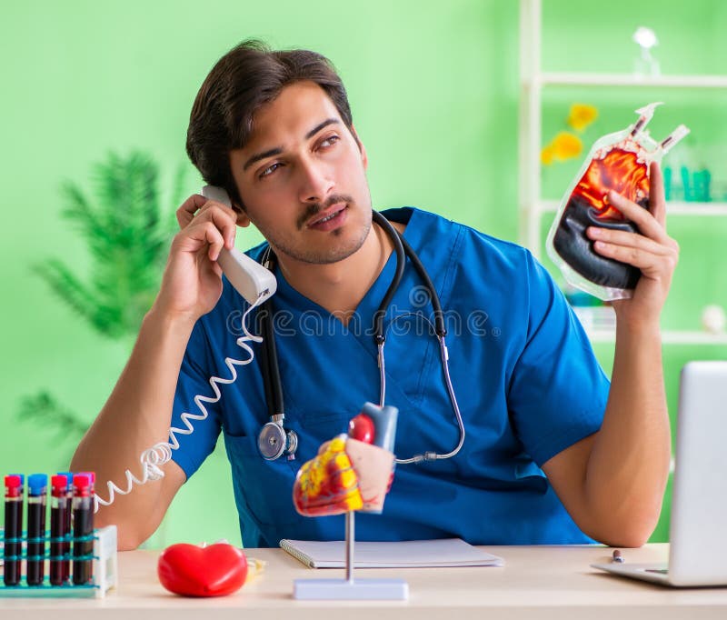 Doctor Doing Blood Analysis in the Lab Stock Photo - Image of hospital ...