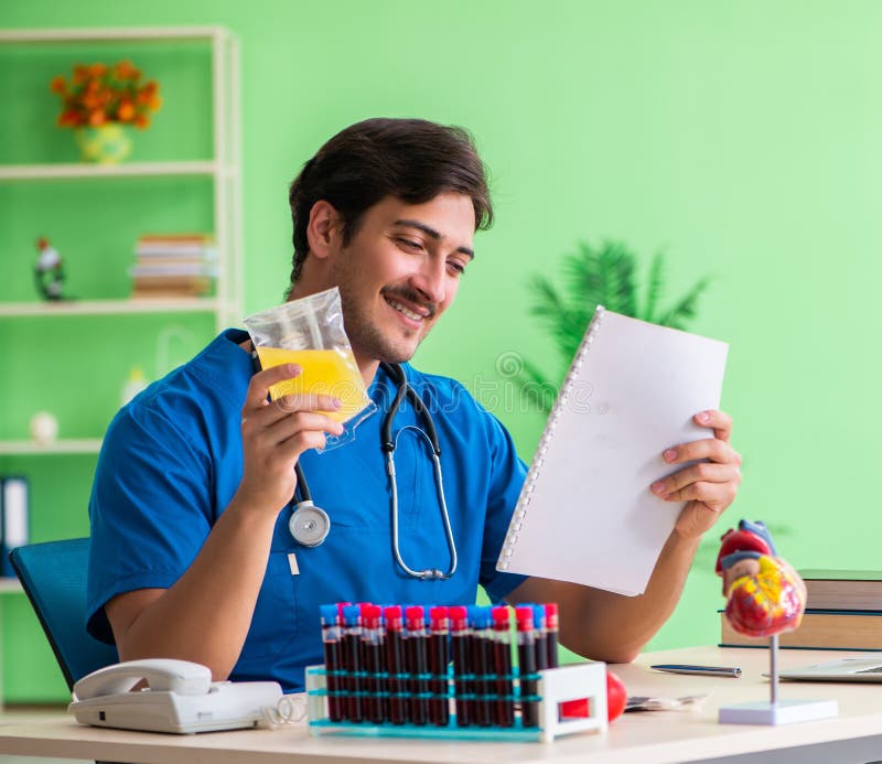 Doctor Doing Blood Analysis in the Lab Stock Photo - Image of hospital ...