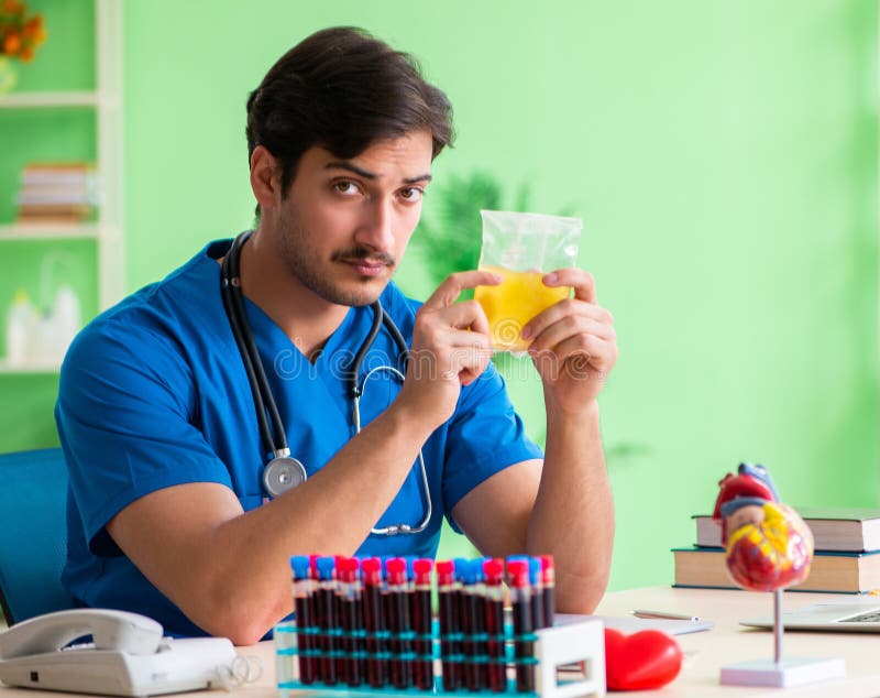 Doctor Doing Blood Analysis in the Lab Stock Photo - Image of anemia ...