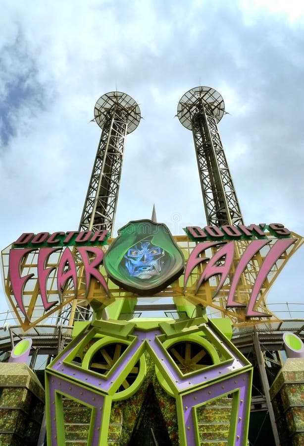 Doctor doom editorial photo. Image of fall, attraction - 21946606