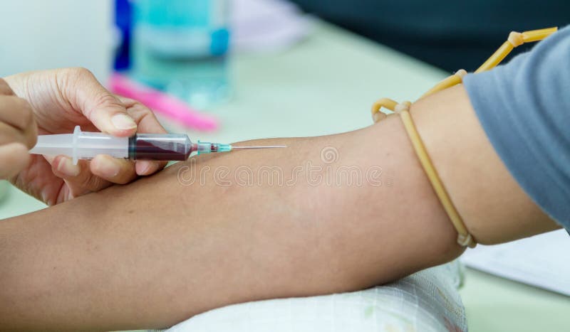 Doctor Drawing Blood Sample from Arm Stock Image - Image of drug ...