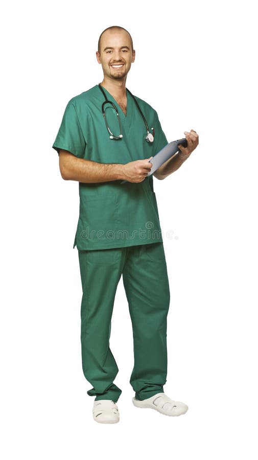 Doctor on duty stock image. Image of business, isolate - 11107143