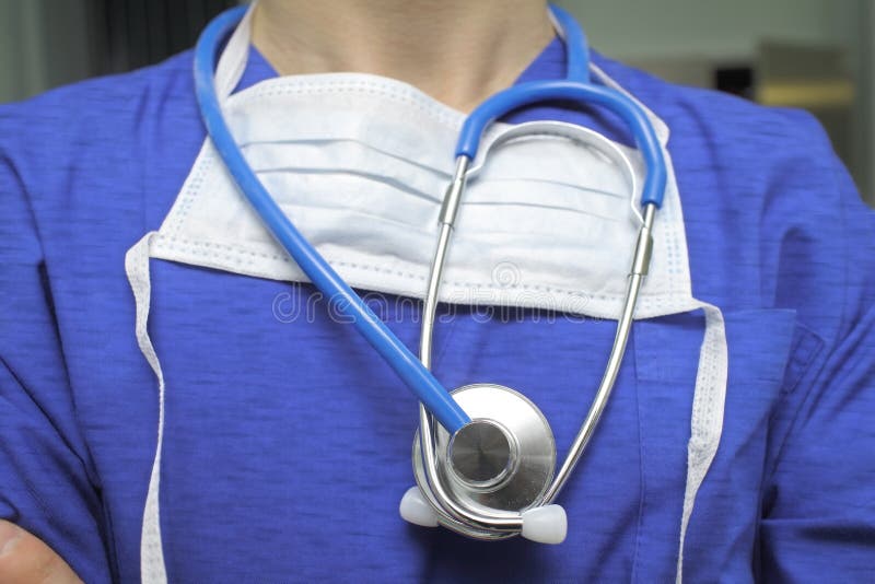 Doctor on Duty at the Hospital Ready for Work Stock Image - Image of ...