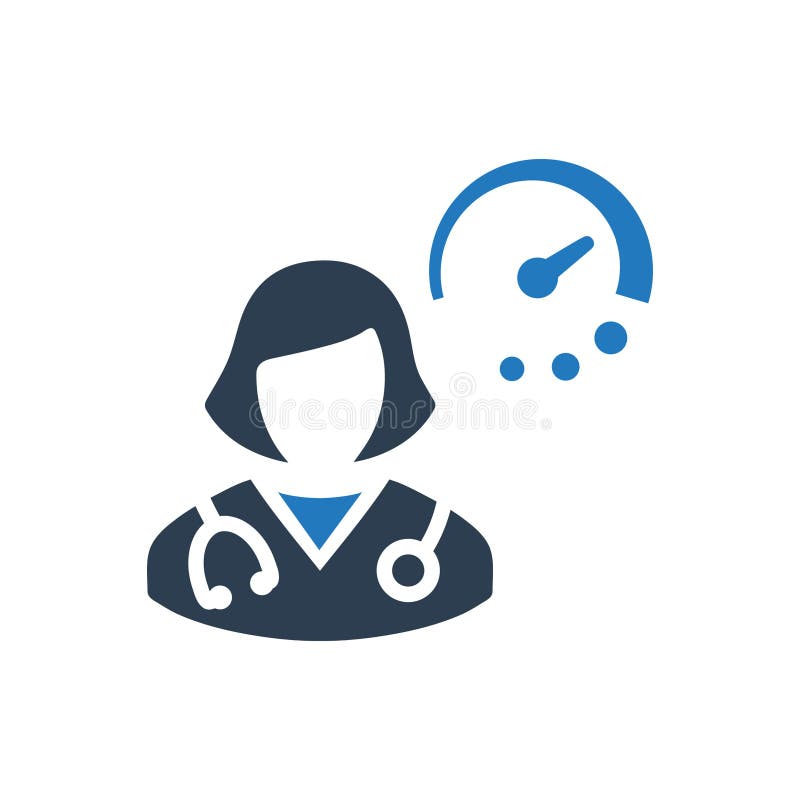 Doctor on Duty Icon stock vector. Illustration of sign - 93571558