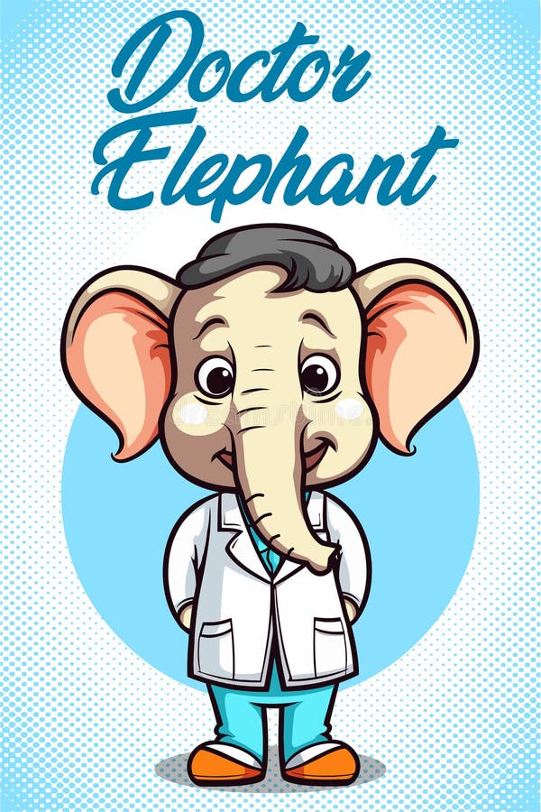 Doctor Elephant Stock Illustrations – 270 Doctor Elephant Stock ...