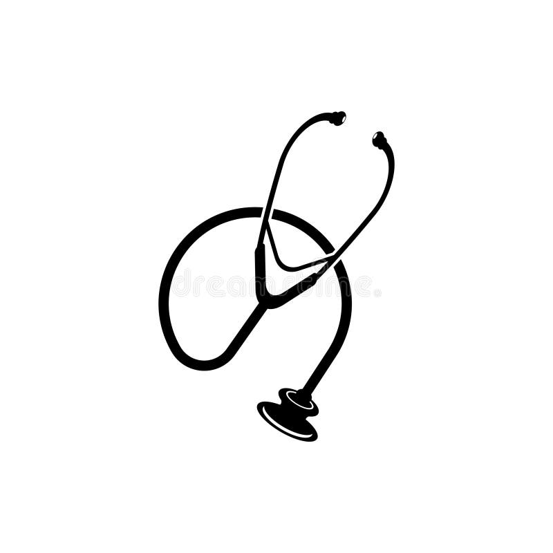 Doctor Equipment Simple Stethoscope Icon,illustration Design Template ...