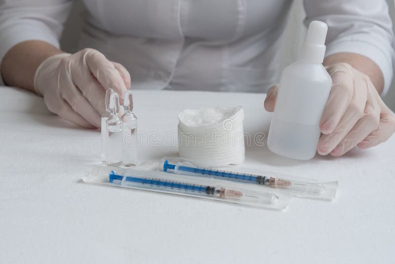 Before the Doctor, Everything Necessary for Inoculation and Injection ...