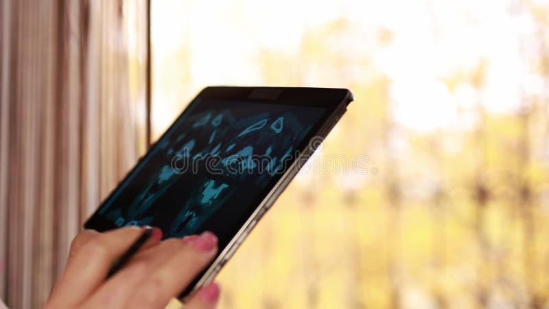 A Doctor Examines a Computed Tomography Scan of the Thyroid Gland on a ...