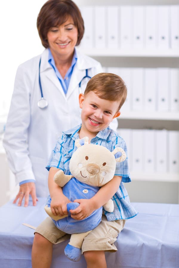 Doctor examining child stock image. Image of doctor, children - 7940835