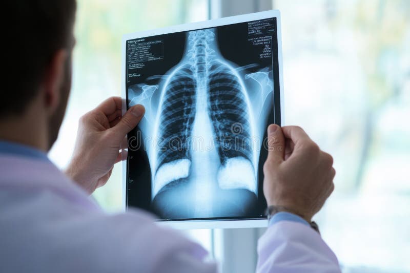 Doctor Examining X-ray Image Stock Photo - Image of human, examination ...