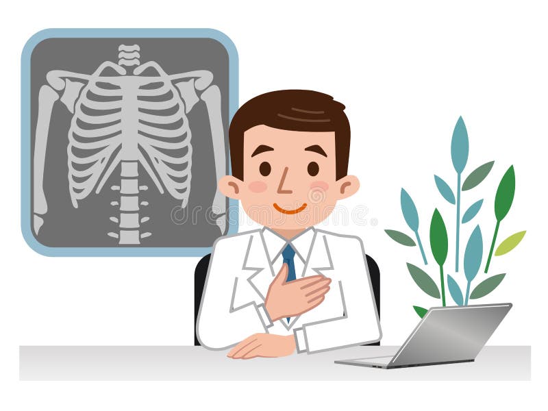 Doctor Explaining the Bones Stock Vector - Illustration of disease ...