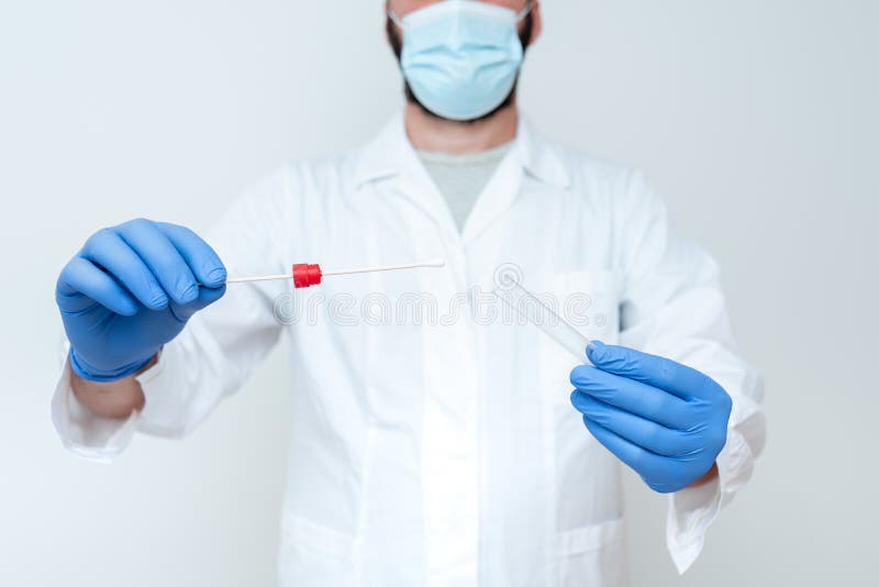 Doctor Explaining Laboratory Test Result, Nurse Gather Specimen Testing ...