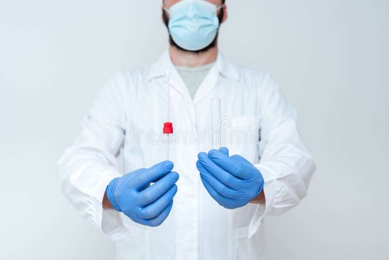 Doctor Explaining Laboratory Test Result, Nurse Gather Specimen Testing ...