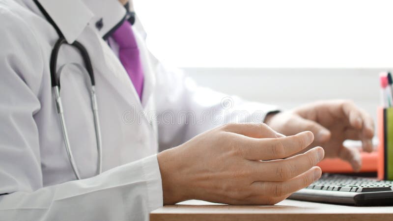 A Doctor Explaining Something by Making Hands Gestures Stock Image ...