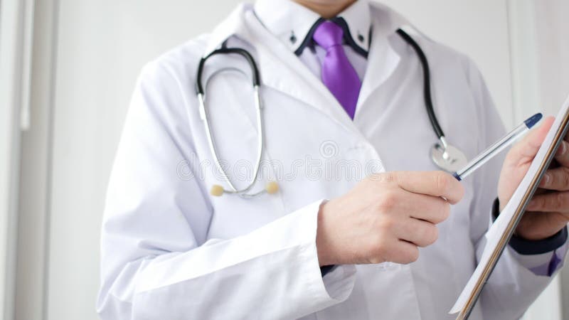 A Doctor Explaining Something by Making Hands Gestures Stock Image ...