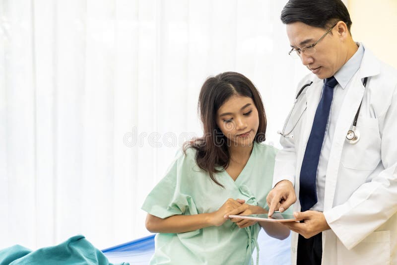 Doctor Explaining Treatment Stock Image - Image of beauty, beautiful ...