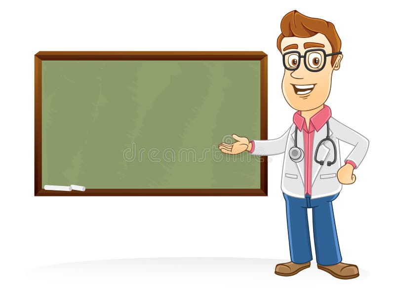 Doctor - Explaining stock vector. Illustration of medic - 38586893