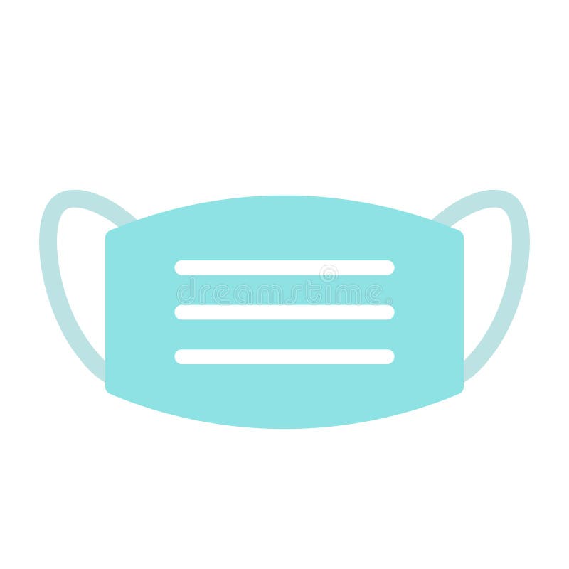 Face mask vector icon stock vector. Illustration of illness - 173581235