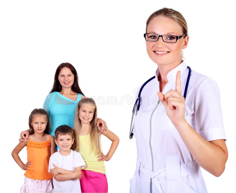 Family Doctor Woman. Health Care Stock Image - Image of family, medicin ...