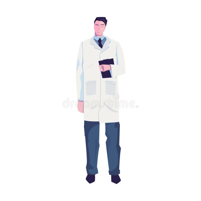 Doctor Flat Illustration stock illustration. Illustration of treatment ...