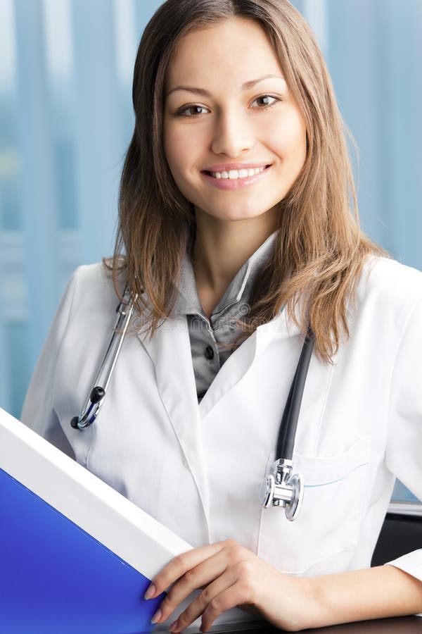 Doctor with folder stock image. Image of healthy, folder - 20698067