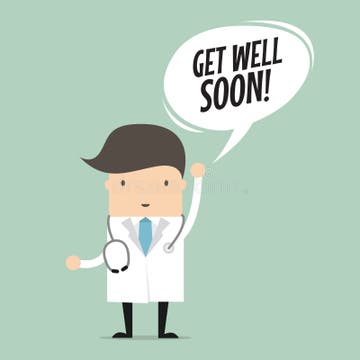 Get Well Soon Cartoon Character Stock Illustrations – 107 Get Well Soon ...