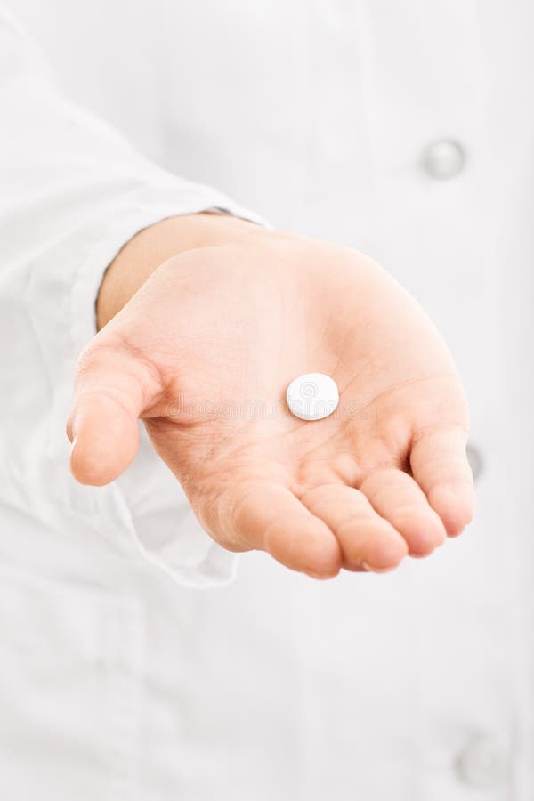Doctor hand giving pill stock image. Image of doctor - 51240317