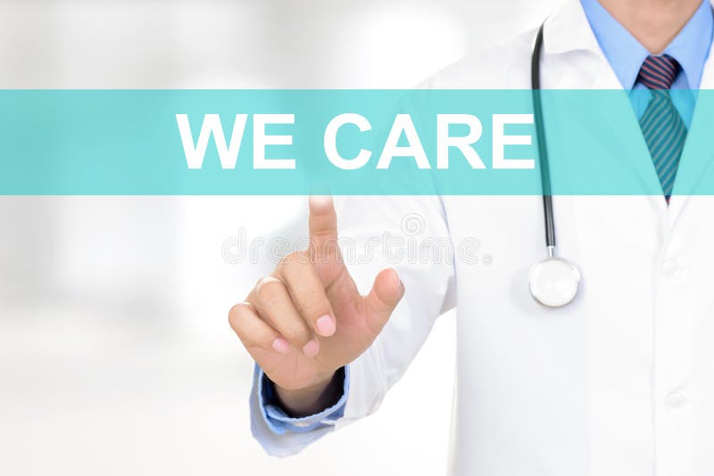 Doctor Hand Touching HEALTH CARE Sign on Virtual Screen Stock Photo ...