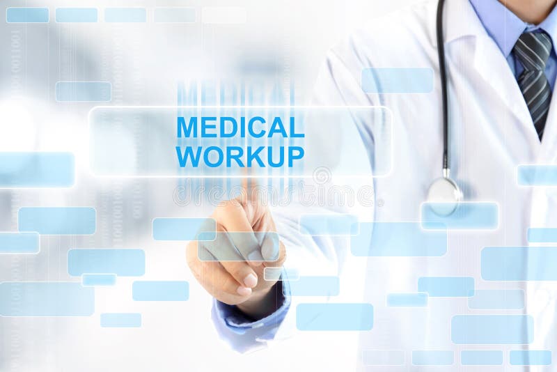 Doctor Hand Touching CONTACT US Sign on Virtual Screen Stock Image ...