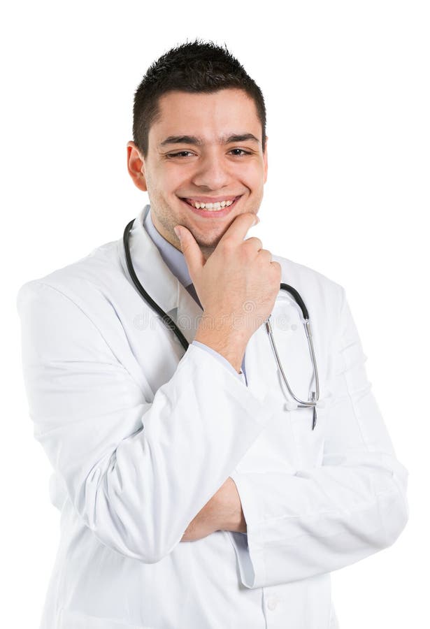 Doctor smile stock photo. Image of isolated, smiling - 48731504