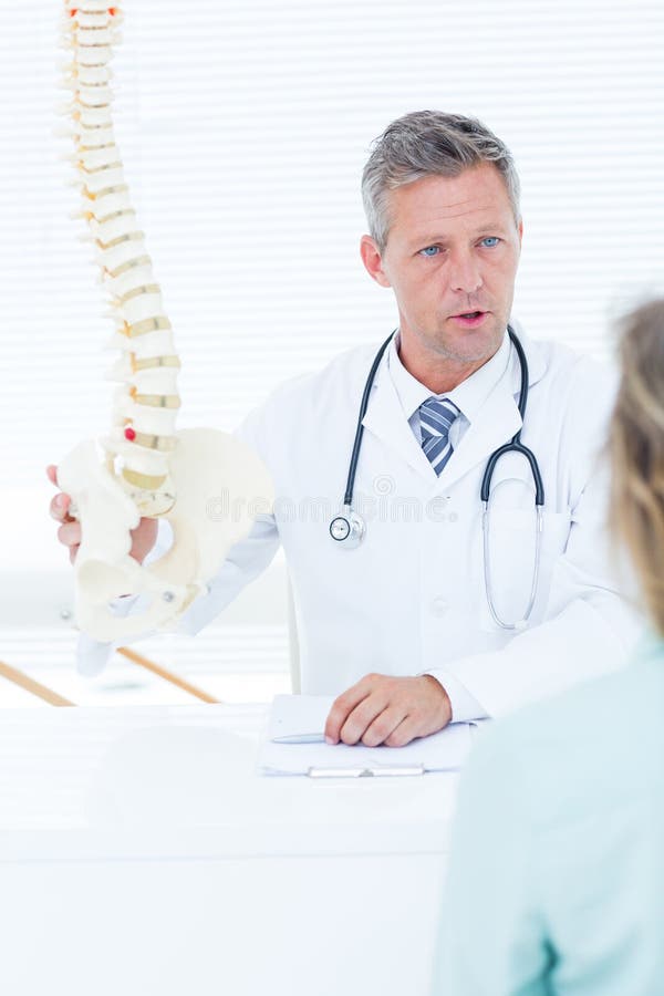 Doctor Having Conversation with His Patient Stock Image - Image of ...