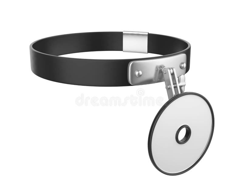 Doctor Head Mirror Isolated Stock Illustration - Illustration of ...