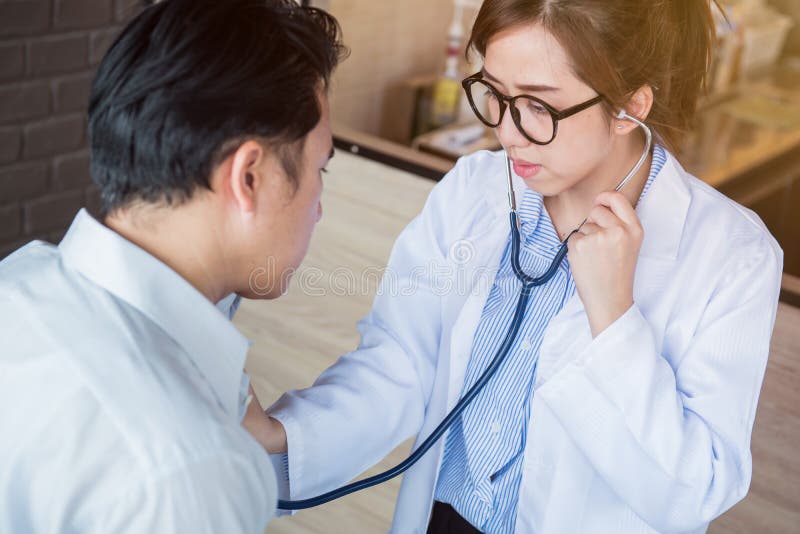 Doctor with Heart Disease Checker Stock Image - Image of annual, hear ...