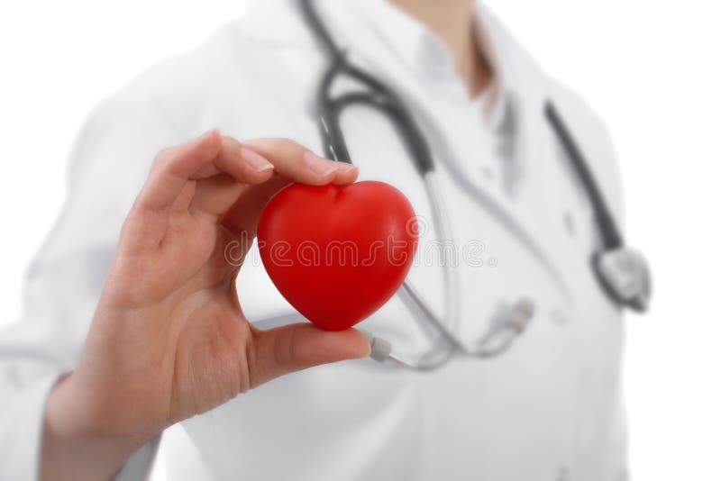 Doctor is Holding Real Heart Stock Image - Image of exercise, lifestyle ...