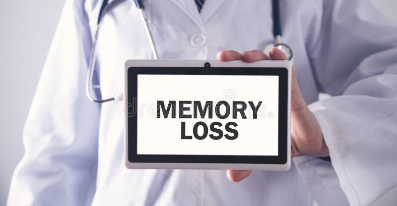Doctor Holding Memory Loss Text on Tablet Screen Stock Photo - Image of ... Doctor Holding Memory Loss Text on Tablet Screen Stock Photo - Image of ...