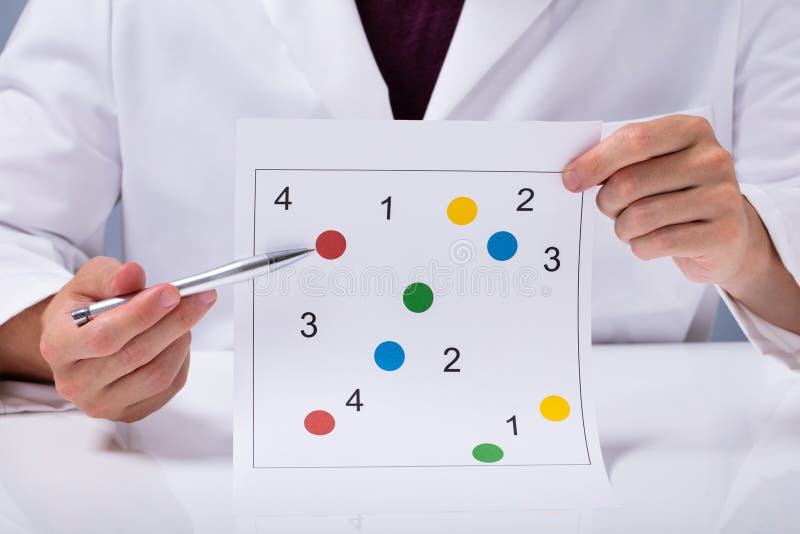 Doctor Holding Neurological Test Stock Photo - Image of counseling ...