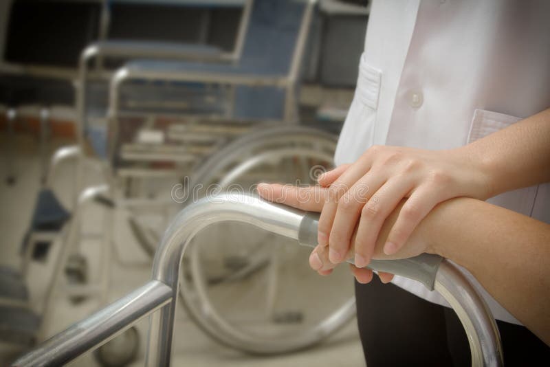 Doctor Holding Patient S Hand Stock Photo - Image of comfort, assist ...