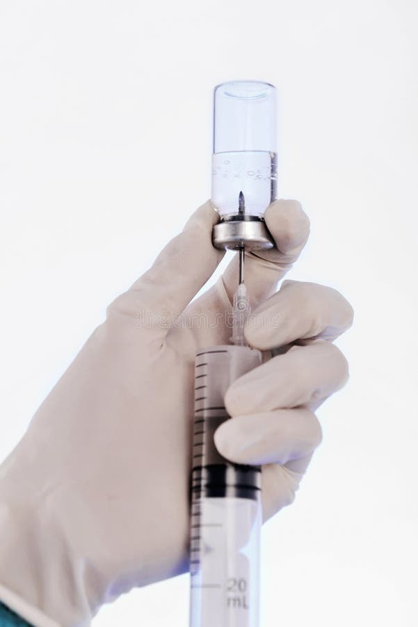 Antibiotic Injection Injector Squirt Syringe Inoculator Stock Photo ...