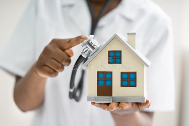 Doctor Homecare or Home Inspection Stock Image - Image of inspections ...