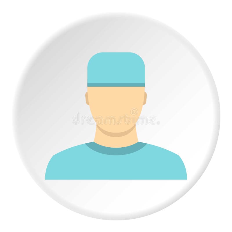 Doctor icon circle stock vector. Illustration of avatar - 95441906