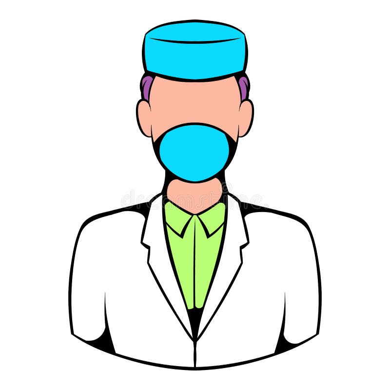Doctor icon, icon cartoon stock vector. Illustration of cartoon - 88303614
