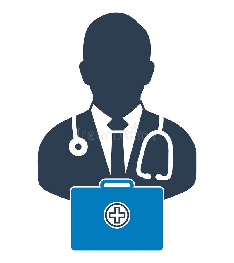 Doctor Icon with Medicine Box. Stock Vector - Illustration of hospital ...